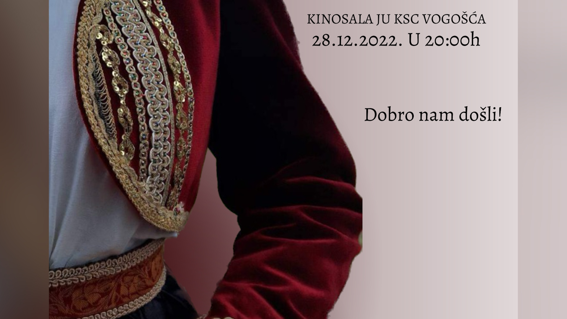 SUTRA TRADICIONALNI KONCERT KUD „VOGOŠĆA“ | Radio Televizija Vogošća