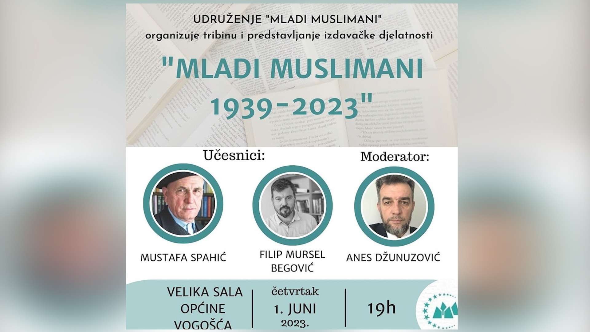 SUTRA U VOGOŠĆI TRIBINA “MLADI MUSLIMANI 1939-2023” | Radio Televizija ...